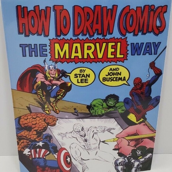 Marvel | Other | How To Draw Comics The Marvel Way New | Poshmark